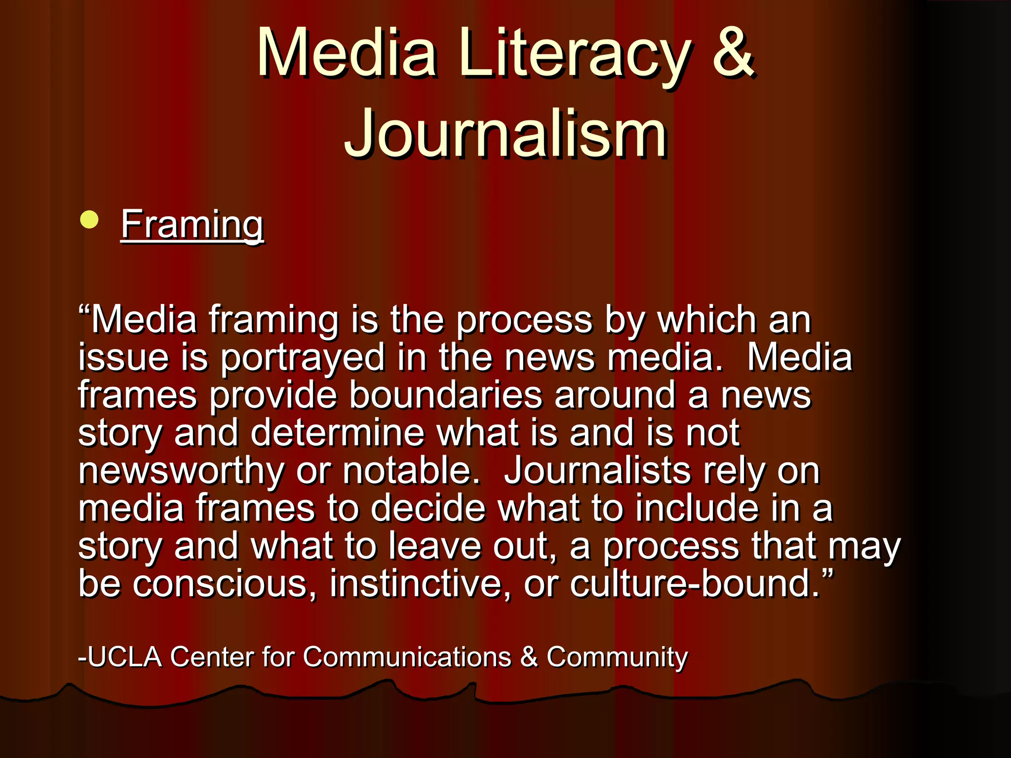 Media Bias PowerPoint | PPT