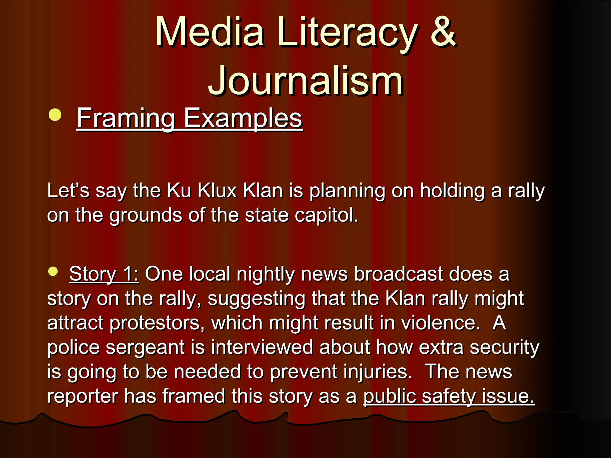 Media Bias PowerPoint | PPT