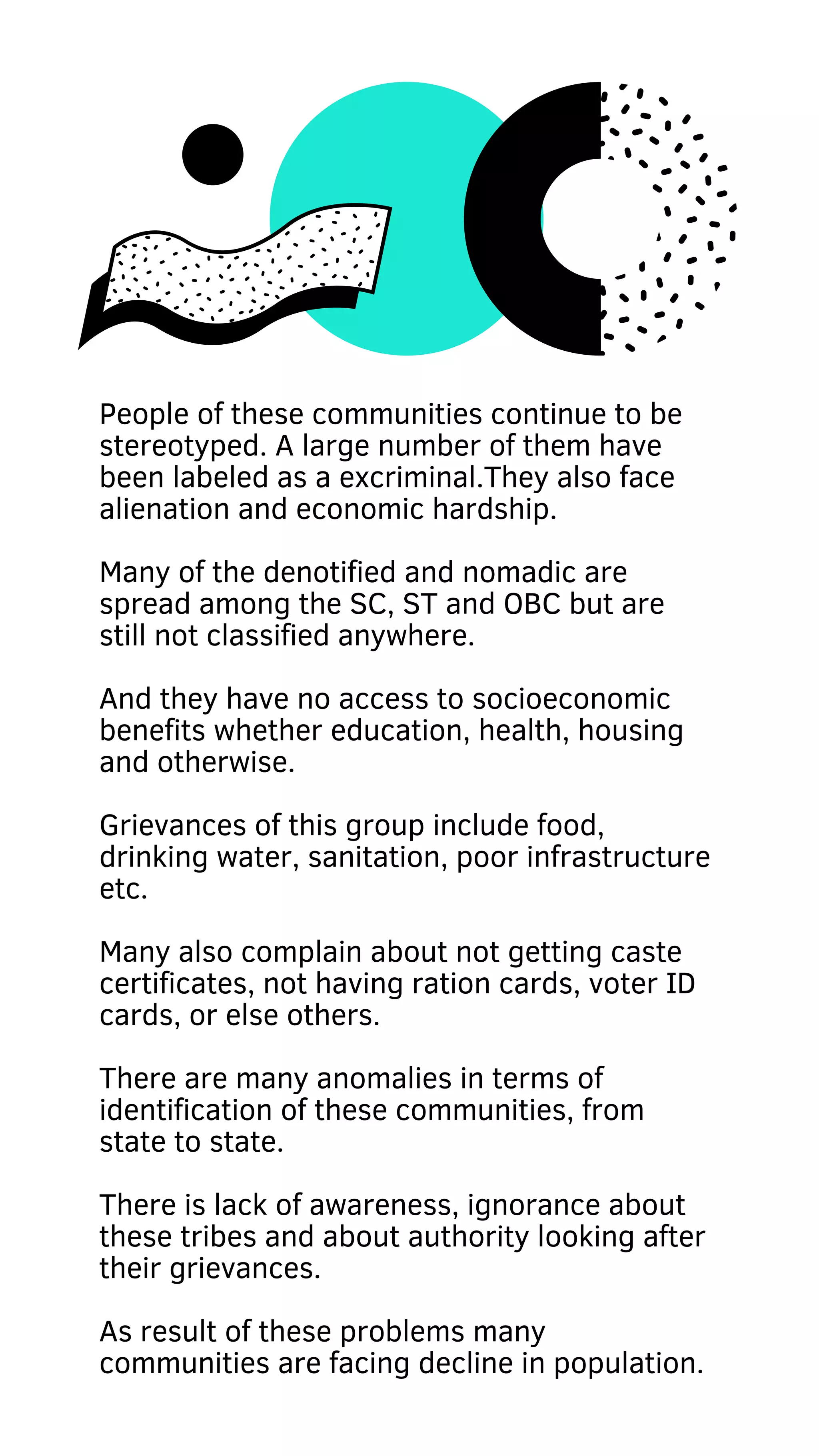 Denotified Tribes and Nomadic Tribes | PDF