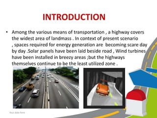 "Generating Energy from Road Ribs" for IEEE Abhivyakti'14 | PPTX