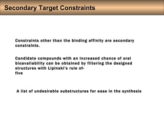 De novo drug design | PPT