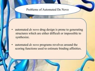 De novo drug design | PPTX