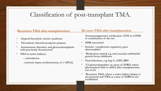 De novo microangiopathy after kidney transpanation[3023] | PPTX