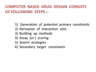Denovo Drug Design | PPTX