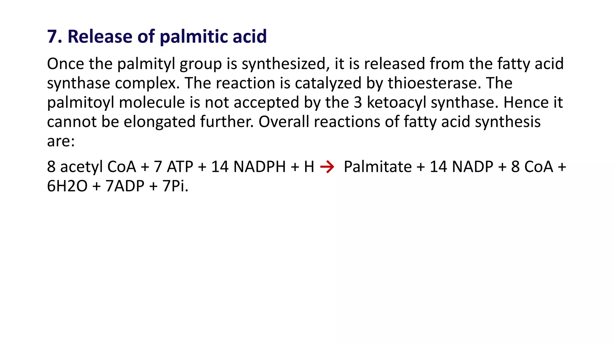 Denovo synthesis of fattyacids | PPTX