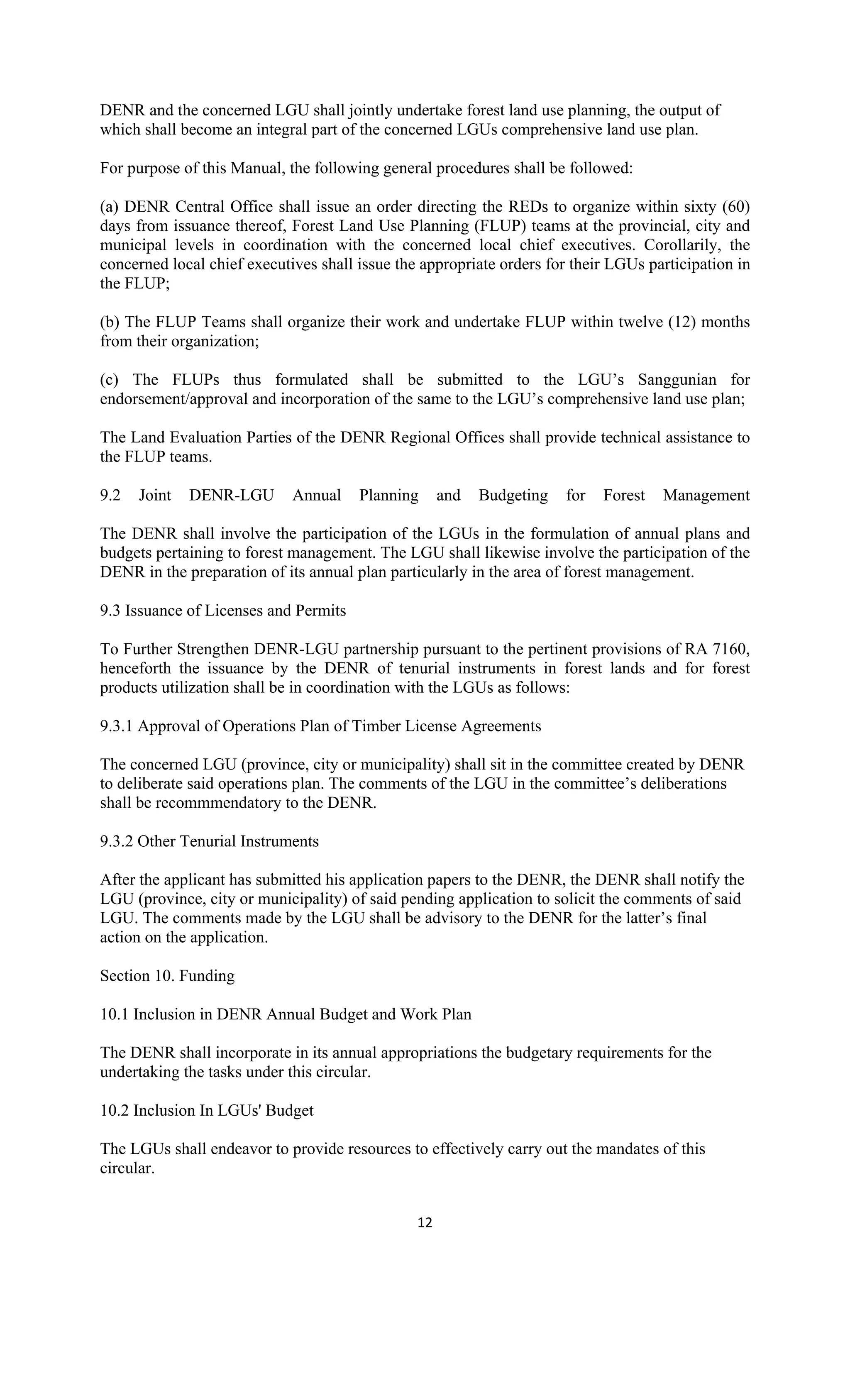 DENR-DILG JOINT MEMORANDUM CIRCULAR NO. 98-01 | PDF