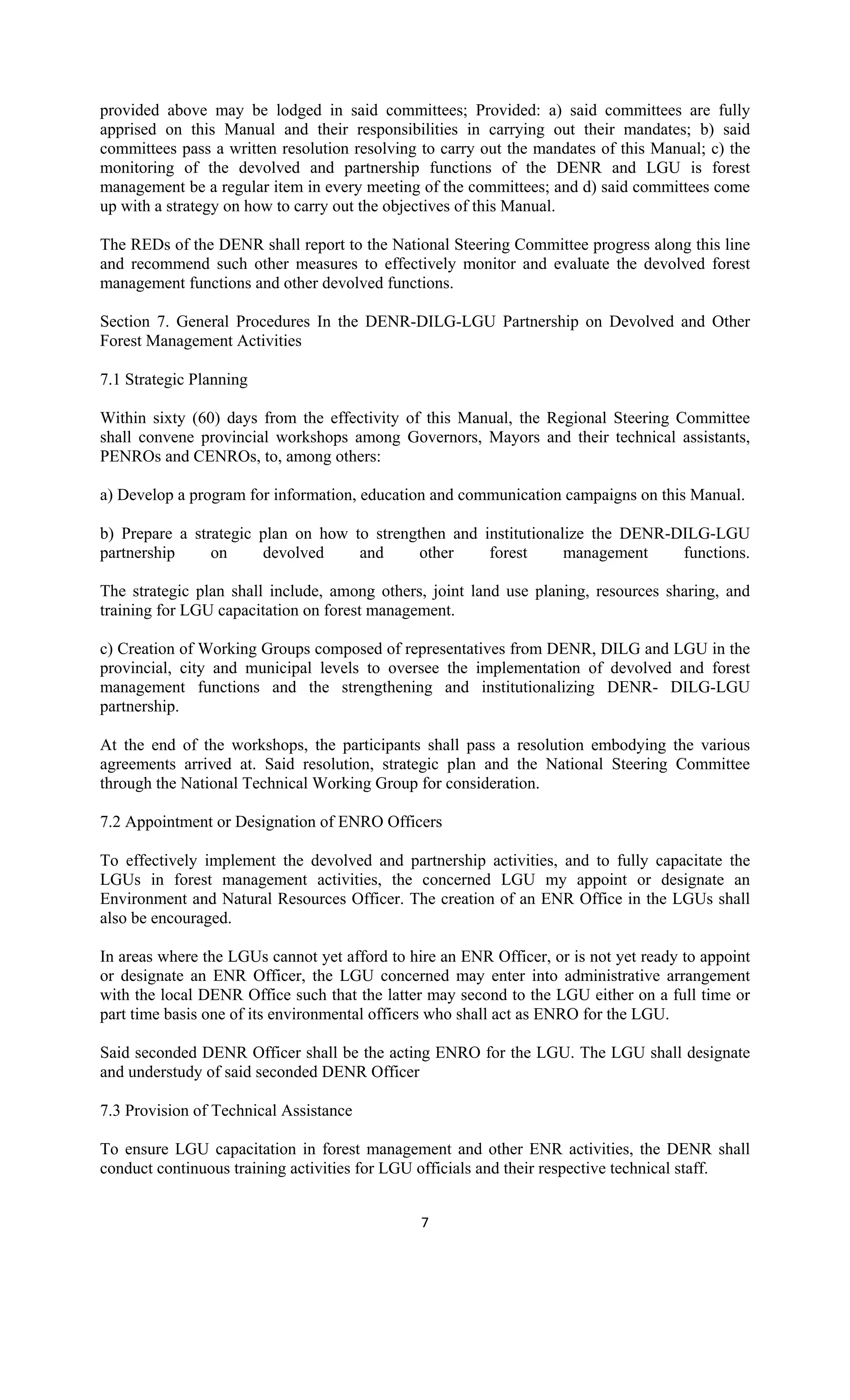 DENR-DILG JOINT MEMORANDUM CIRCULAR NO. 98-01 | PDF