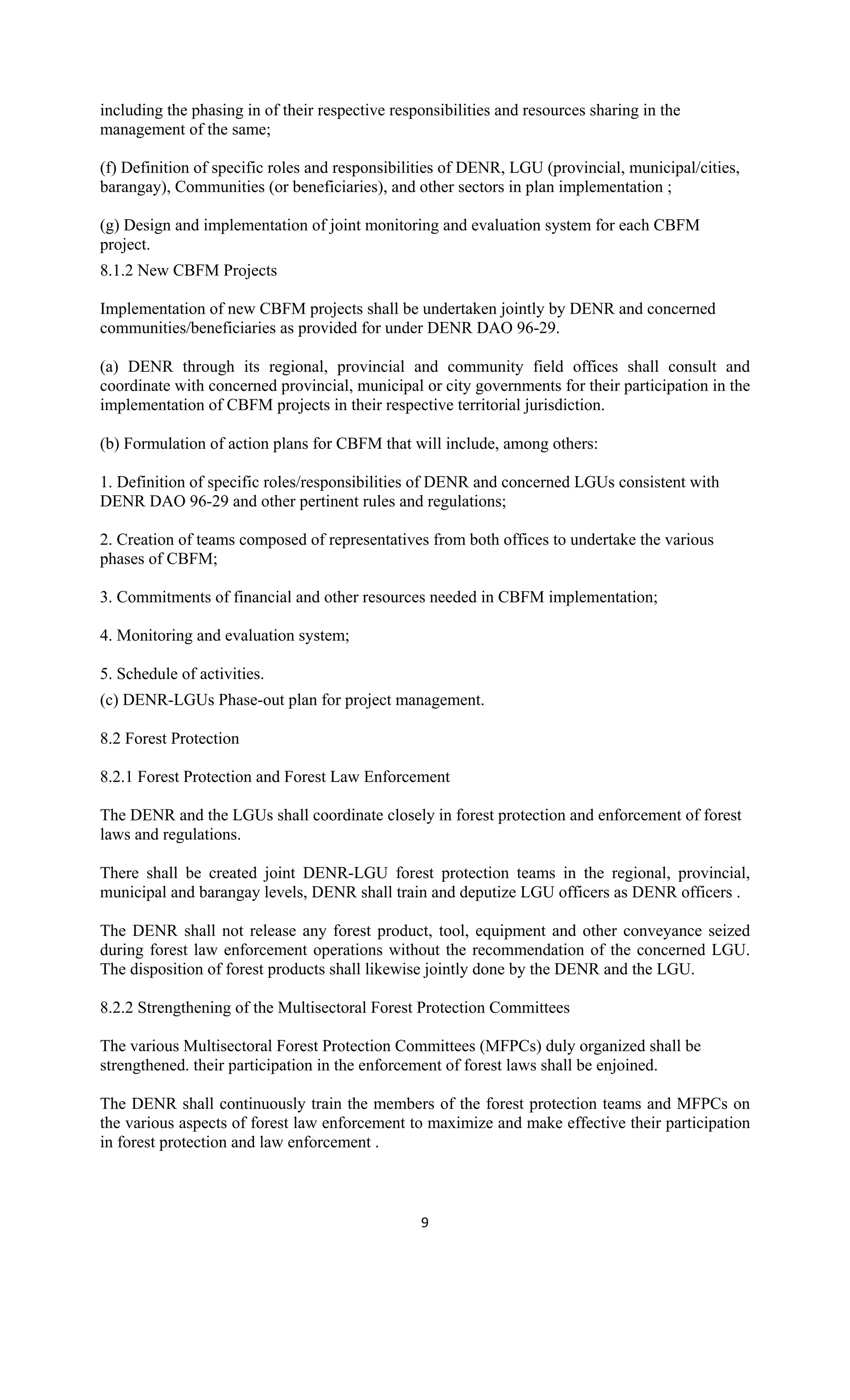 DENR-DILG JOINT MEMORANDUM CIRCULAR NO. 98-01 | PDF