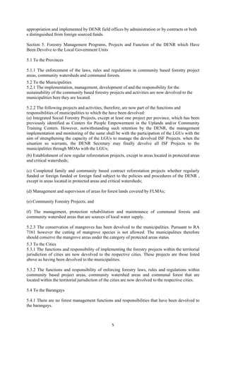 DENR-DILG JOINT MEMORANDUM CIRCULAR NO. 98-01 | PDF