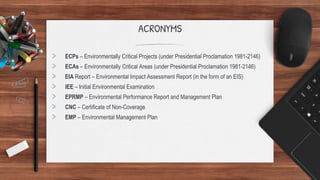 DENR-PENRO-Bulacan-Presentation Philippine EIS | PDF