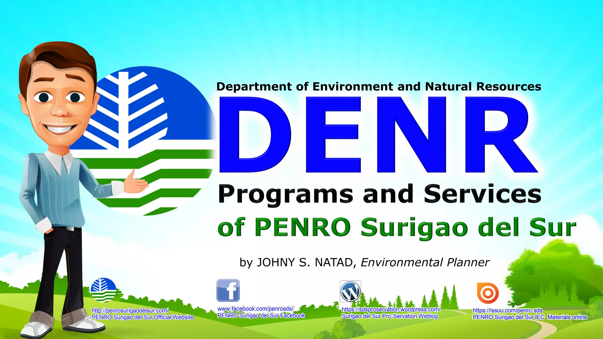 DENR Programs and Services of PENRO Surigao del Sur (November 2019) | PDF