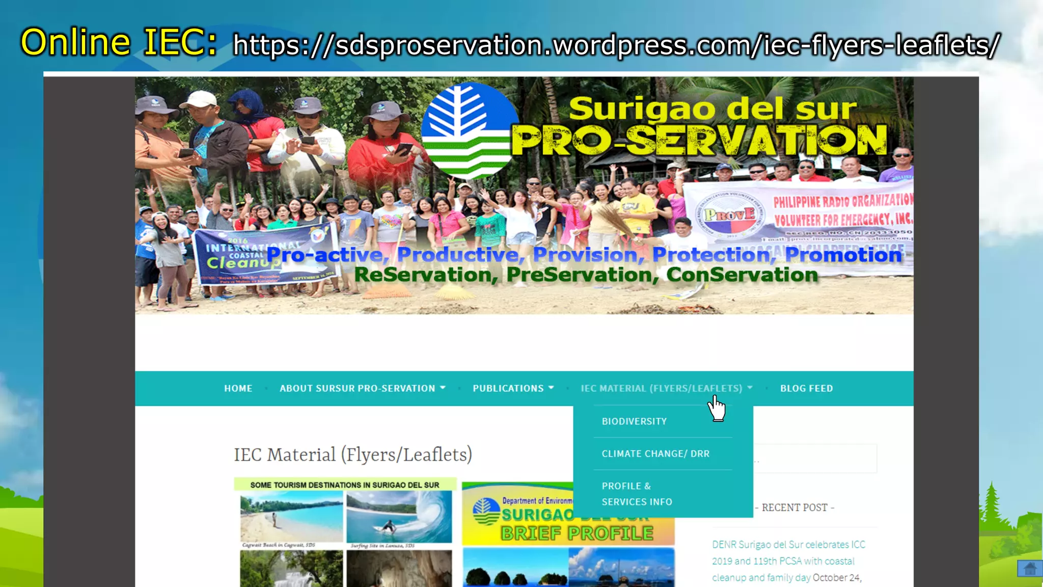 DENR Programs and Services of PENRO Surigao del Sur (November 2019) | PDF