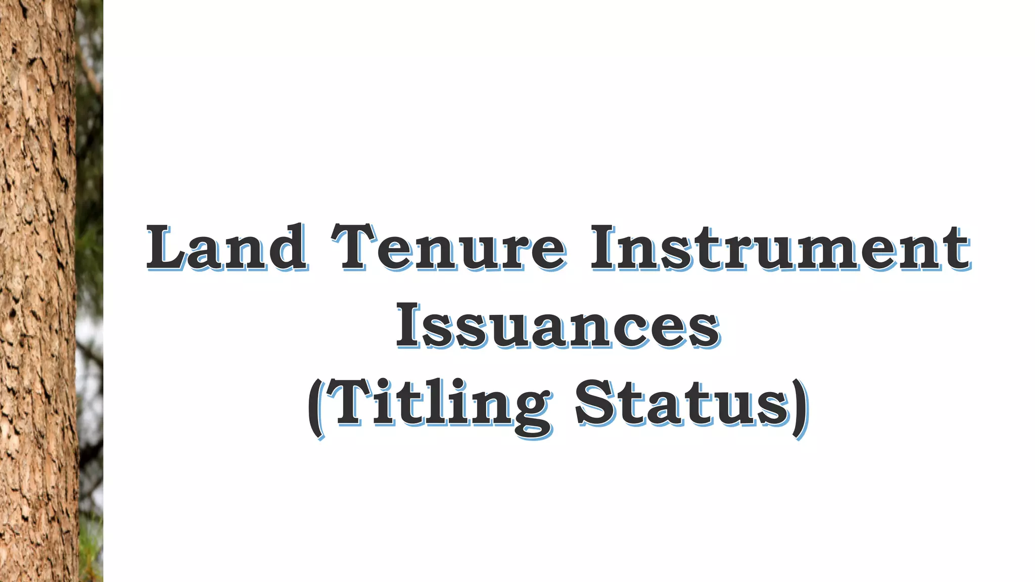 The Overall Land Situation of Baguio City: Issues and Challenges | PDF
