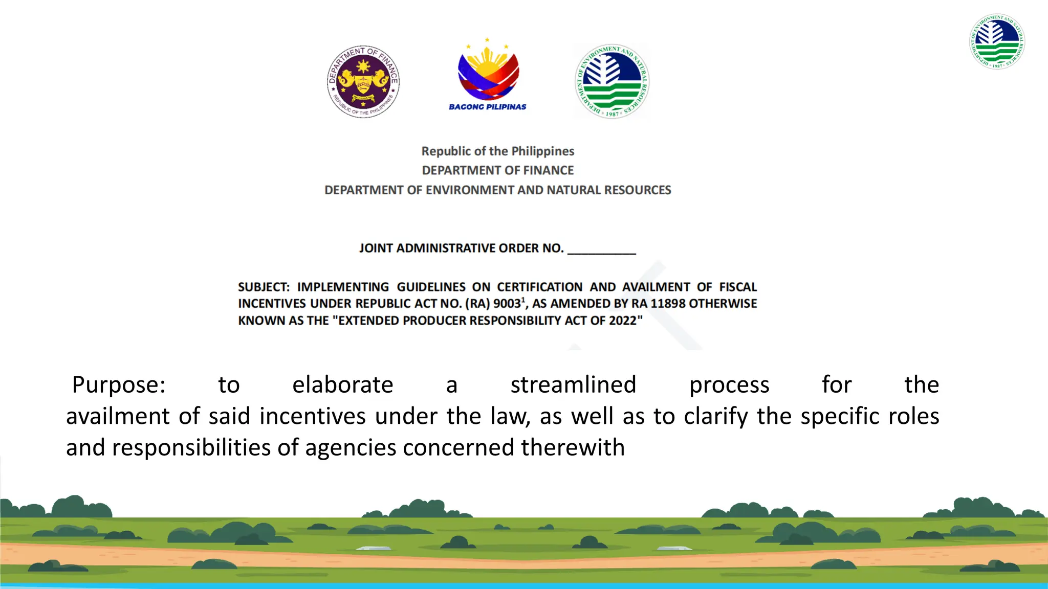 DENR EPR Law Compliance Updates April 2024 | PDF