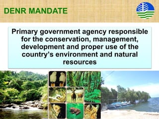Denr mandate and role on climate change 11 march 2013 | PPTX