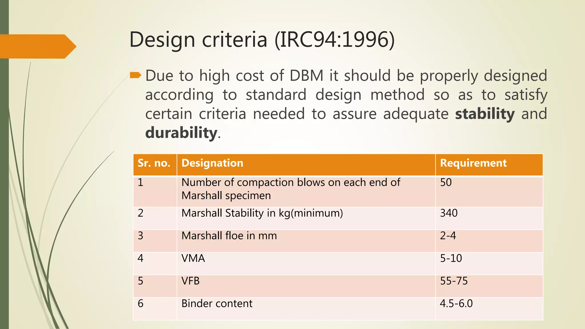 Dense bituminous macadam | PPTX