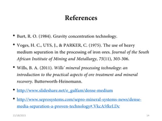 Dense Medium Separation | PDF