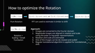 Dense Motion Estimation for Computer Vision | PPTX