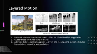 Dense Motion Estimation for Computer Vision | PPTX