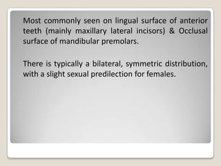 Dens evaginatus | PPTX