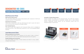 Densimeter - Specific Gravity Tester Catalogue | WorldofTest.com