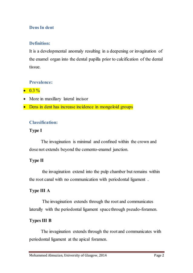 Dens in dent, macrodont, natal and neonatal teeth / for orthodontists ...