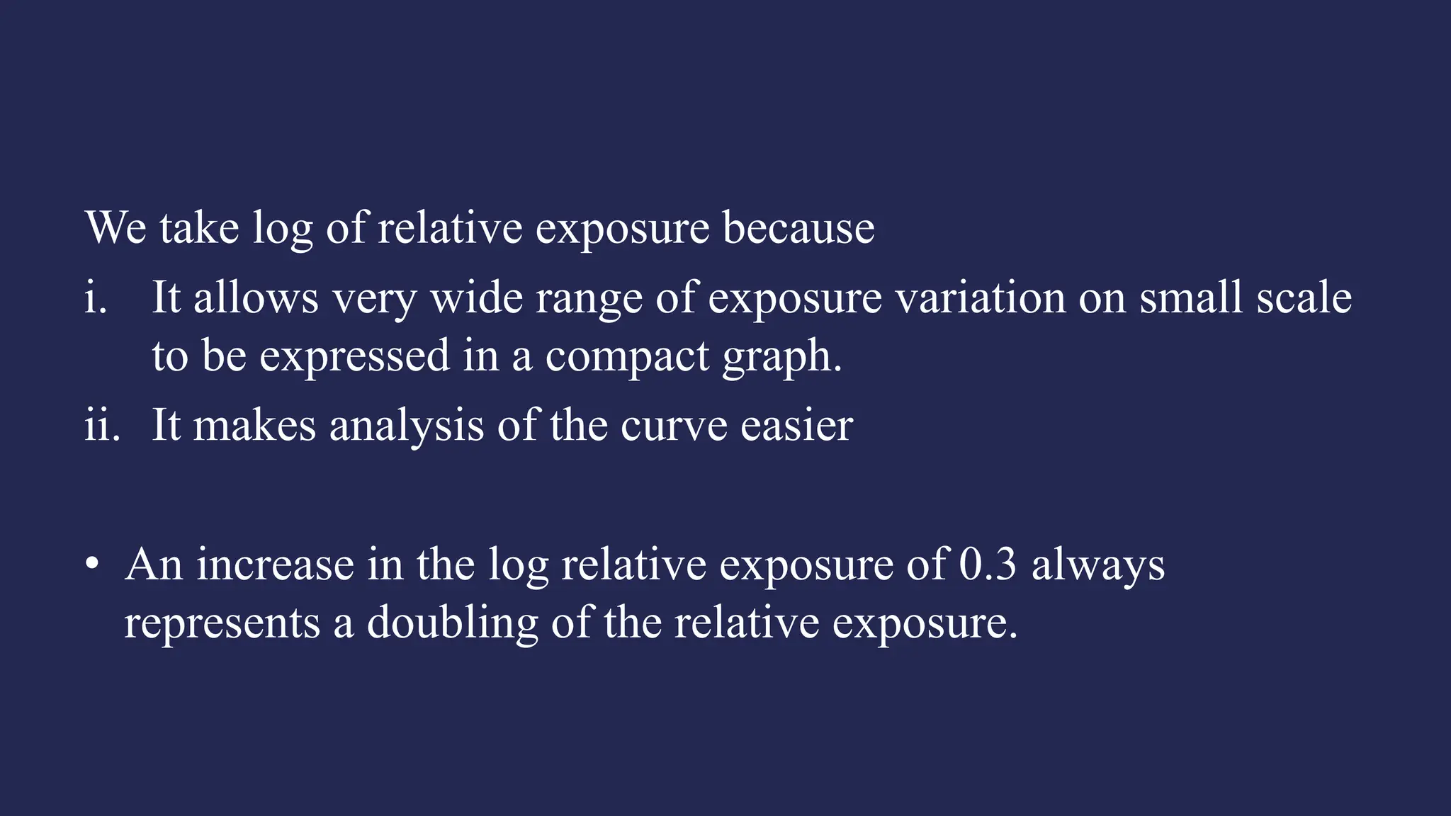Densitometry, transmittance, opacity, optical density, characteristics curve and it's features ...