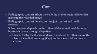 Densitometry, transmittance, opacity, optical density, characteristics ...