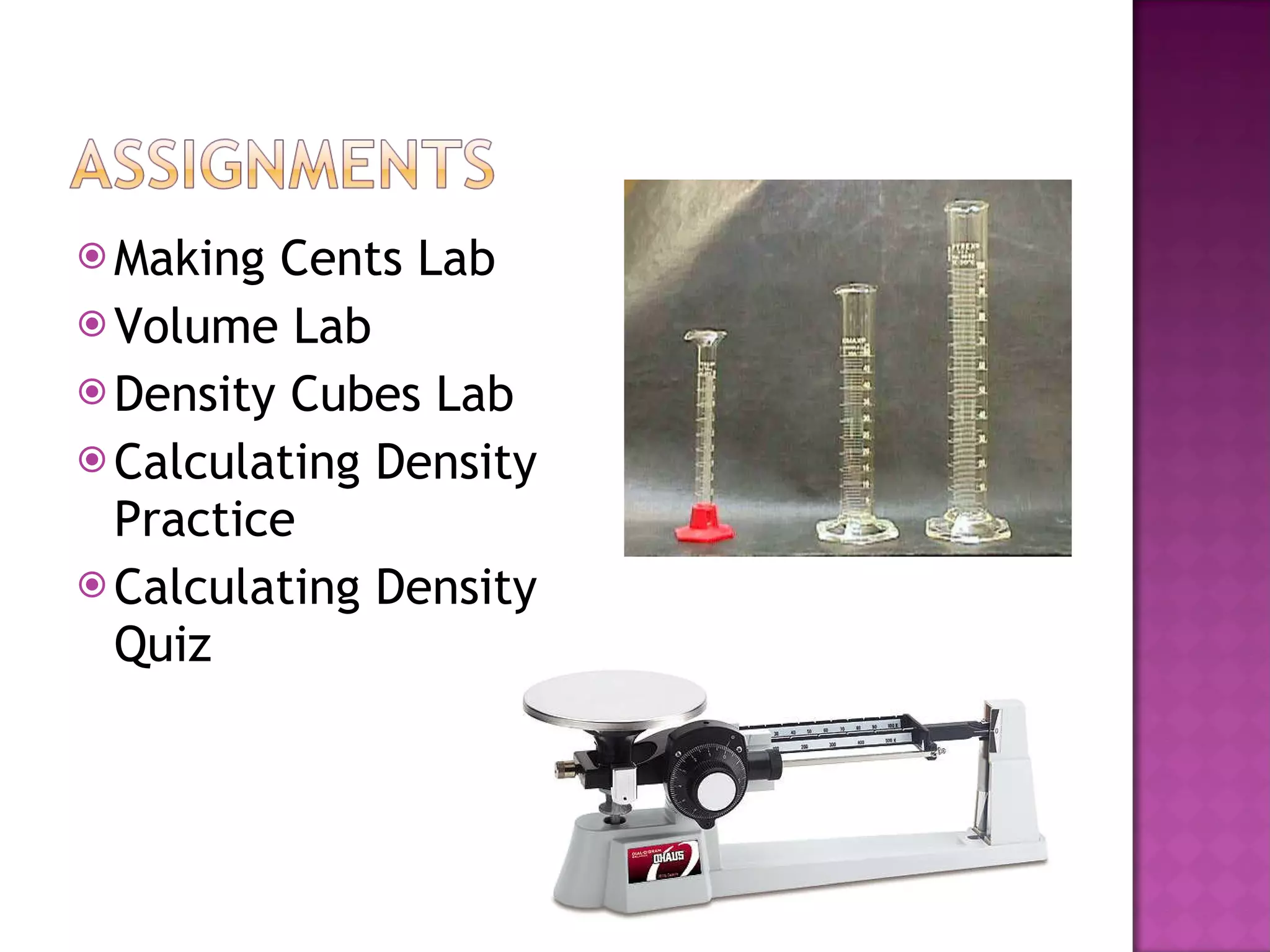 Density | PPT | Physics | Science