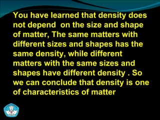 Density | PPT | Physics | Science