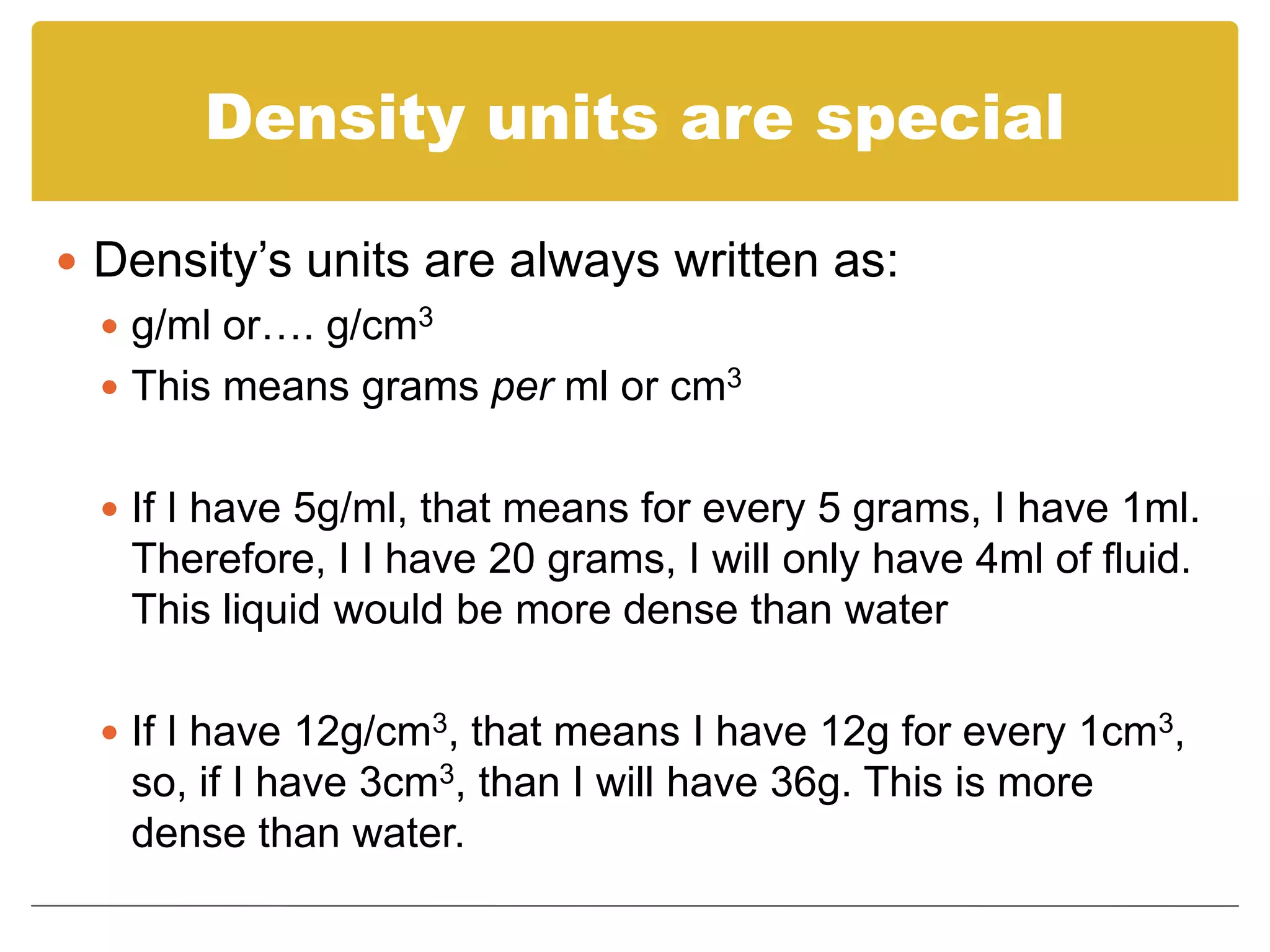 Density!!!!!! | PPTX | Physics | Science