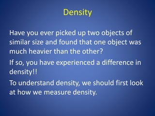 Grade 9, U1-L4-Density | PPTX