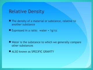 Density | PPT