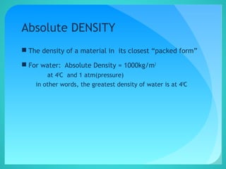 Density | PPT