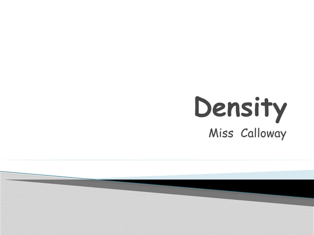 An introduction to Density for level 3.pptx