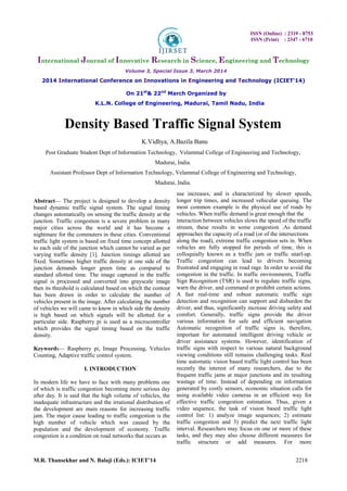 Density based-traffic-signal-system | PDF