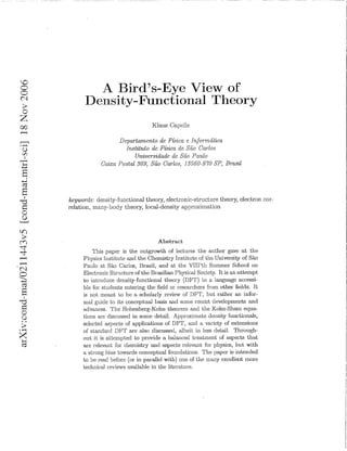 Density functional theory | PDF