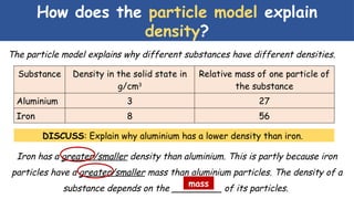 Density presentation ppt for ks3 students | PPTX