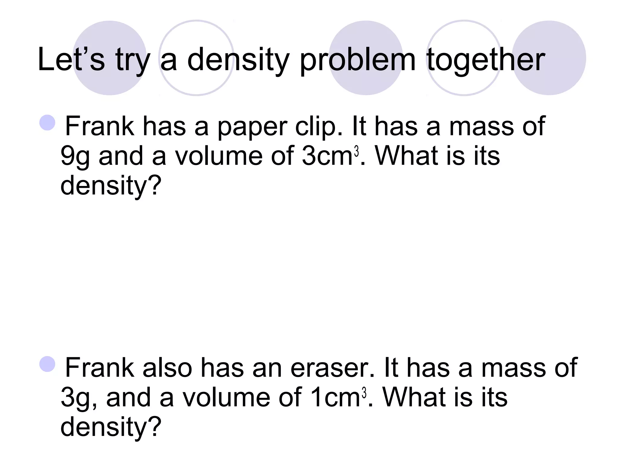 Density review | PPT