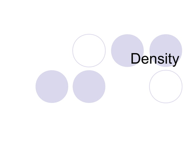 Density review | PPT