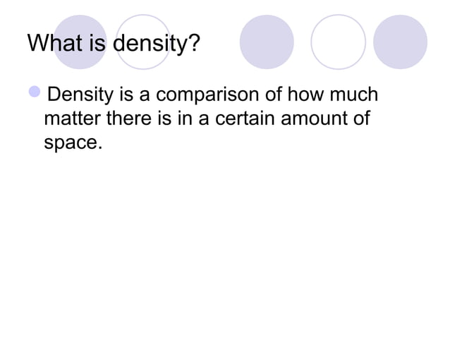 Density review | PPT