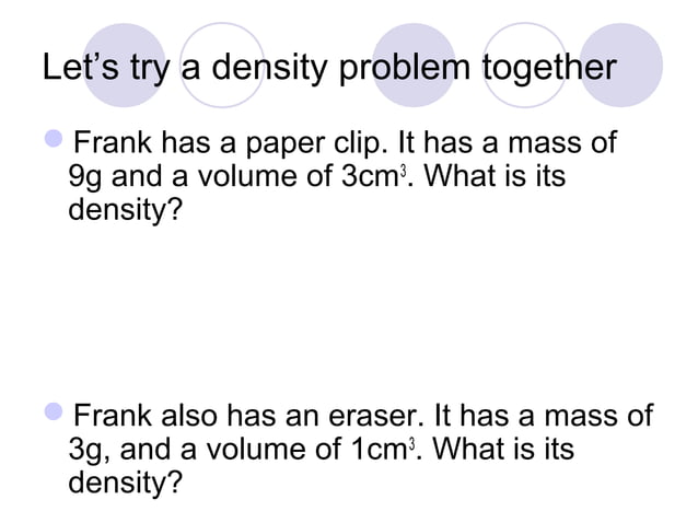 Density review | PPT
