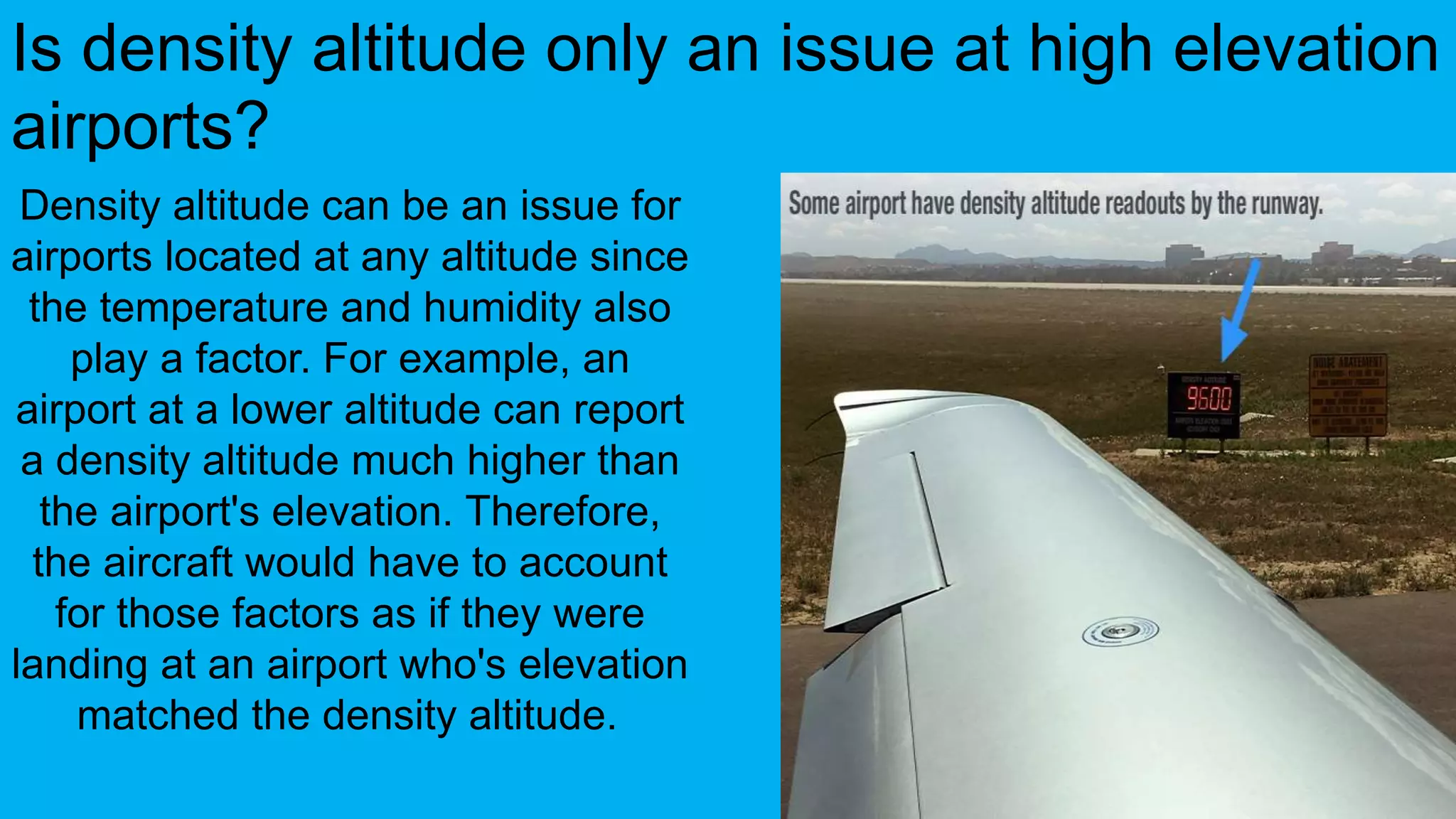 Density Altitude Training | PPTX