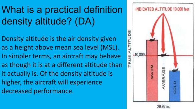 Density Altitude Training | PPTX | Air Travel | Travel Type