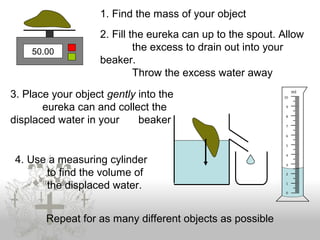 Density and eureka cans l9 9x3 | PPT