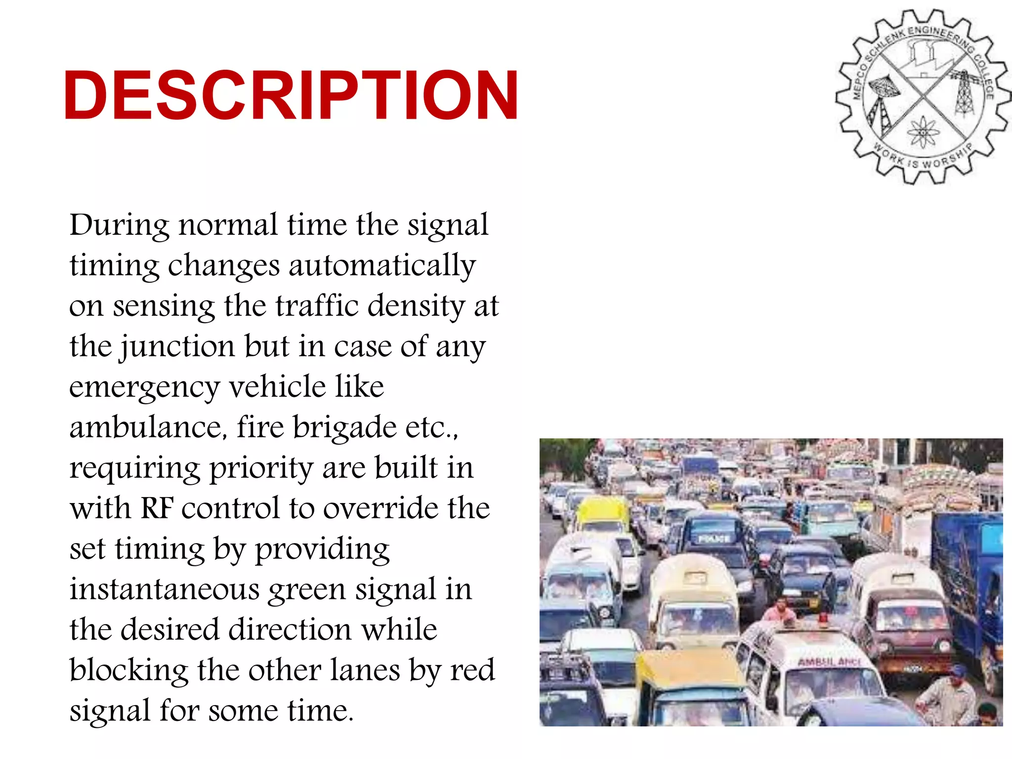 Density based Traffic Light Controller | PPTX