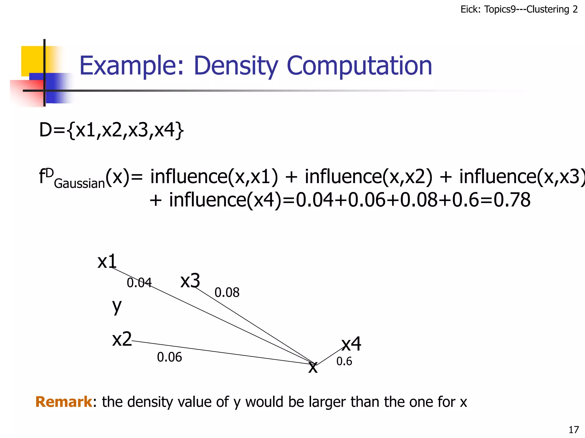 Density based methods | PPTX