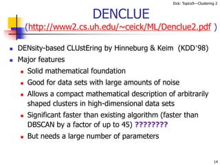 Density based methods | PPTX