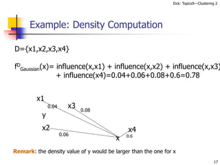 Density based methods | PPTX
