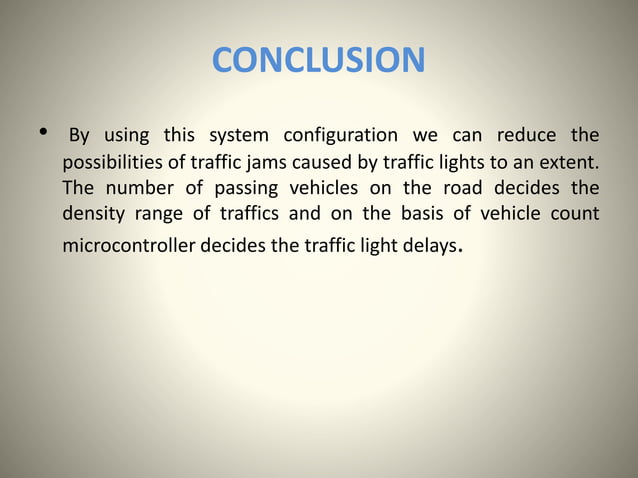 Density based traffic signal control using microcontroller | PPTX | Computer Peripherals | Computing